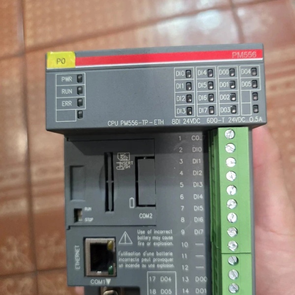 ABB PM556-TP-ETH 1SAP155600R0001 | 工业自动化 CPU 模块（集成 TCP/IP，支持 Modbus TCP ...