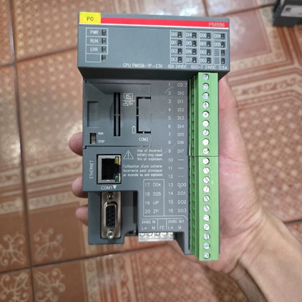 ABB PM556-TP-ETH 1SAP155600R0001 | 工业自动化 CPU 模块（集成 TCP/IP，支持 Modbus TCP ...